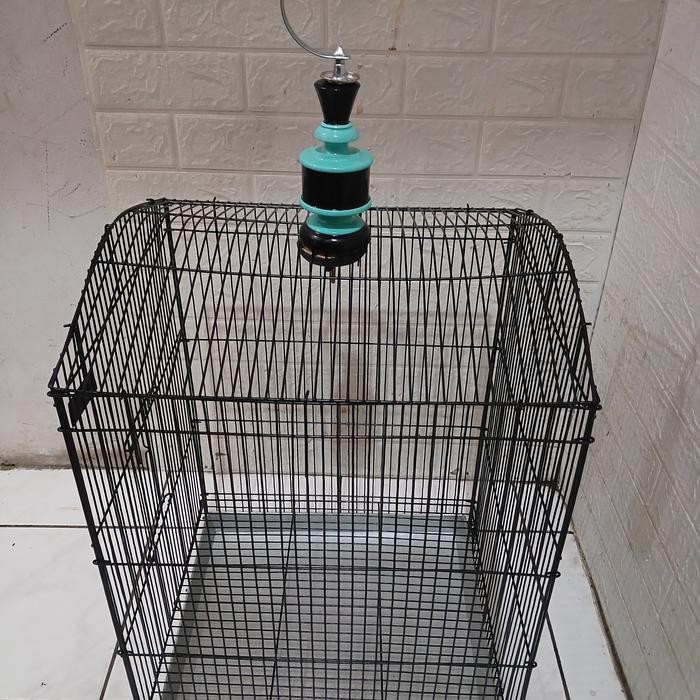 Jual Sangkar Kotak Besi Lipat Kandang Kotak Beo Jalak Murai Kacer Love ...