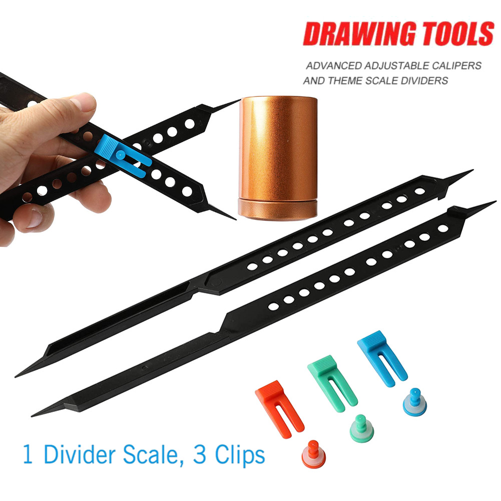 Jual 10 Inch Artist Proportional Scale Divider Pantograph Drawing Tool ...