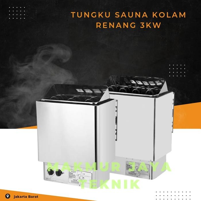 Jual Tungku Sauna Kolam Renang Spa Heater Internal Control 3Kw Mesin ...