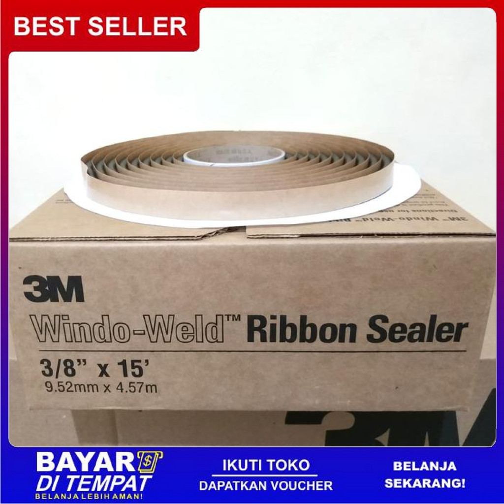 Jual FREE ONGKIR WINDOW-WELD RIBBON SEALER 3M 08622 SEALER KACA BISA ...