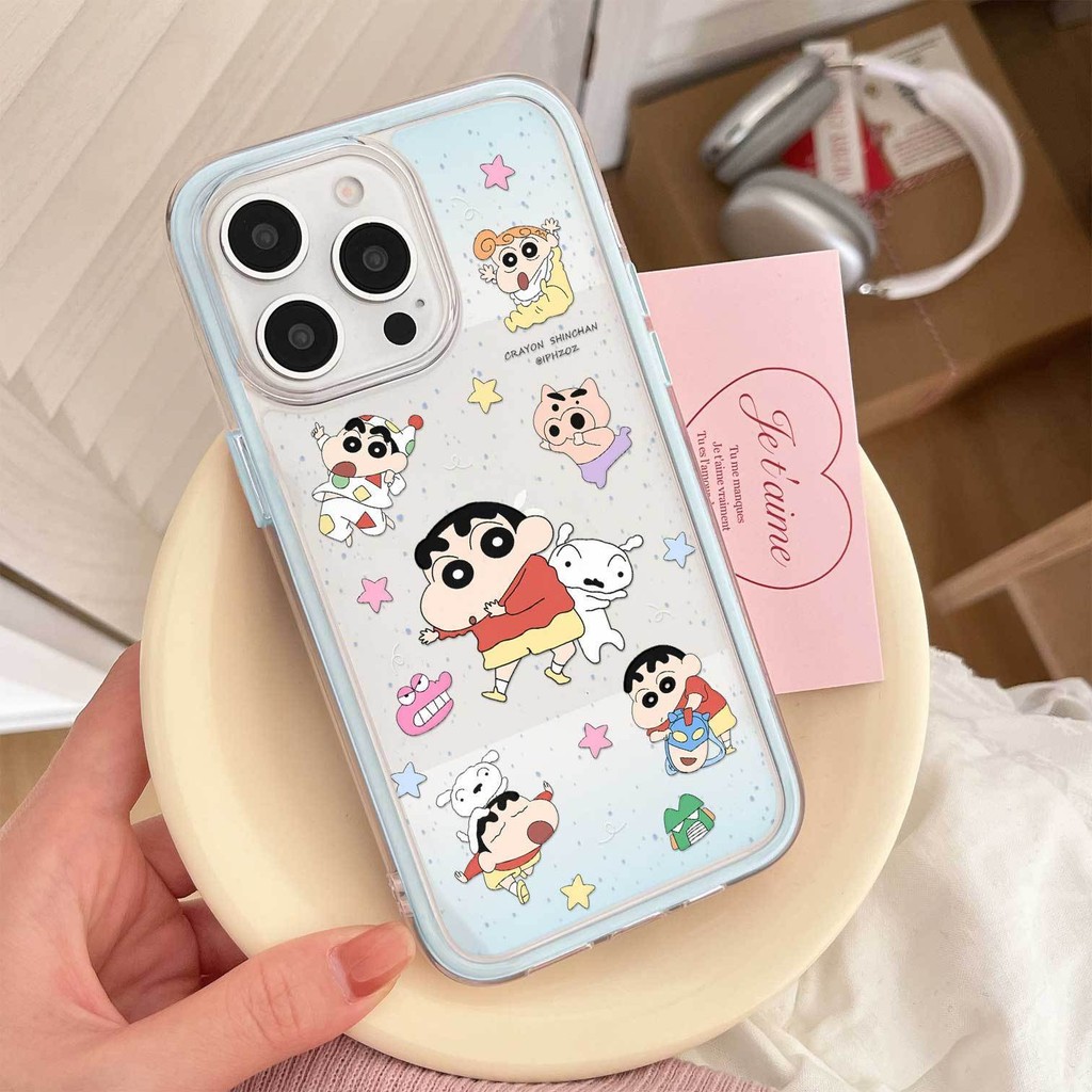 Jual Ilustrasi Kartun Kecenderungan Shin Chan Case Hp Redmi A5 Note 14 ...