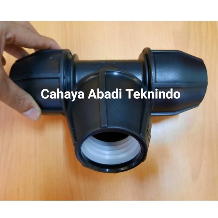 Jual Limited Tee Pipa Hdpe Ukuran 2" Equal Tee Hdpe 63Mm | Shopee Indonesia