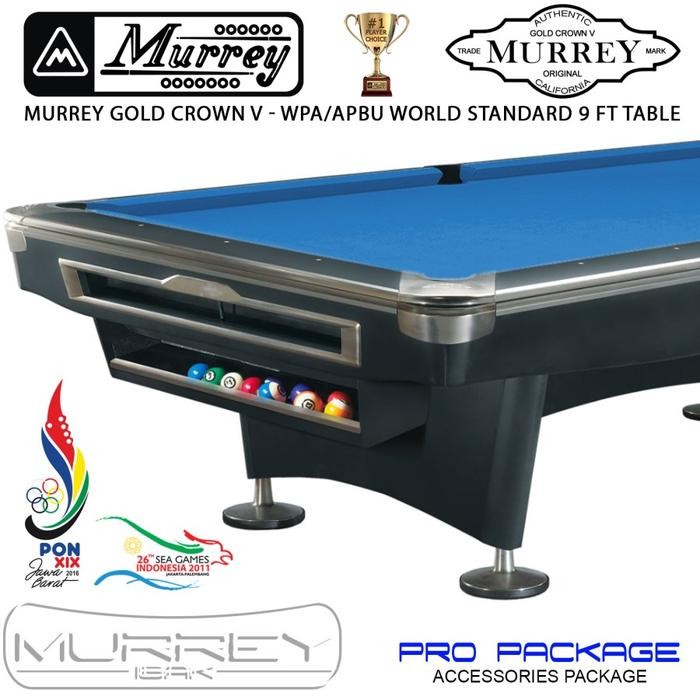 Jual Murrey Gold Crown V 9 ft Pool Table - Meja Billiard 9 feet Murey ...