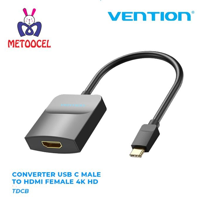 Jual Vention TDC USB C To HDMi Display Adapter Converter 4K UHD TDCBB ...