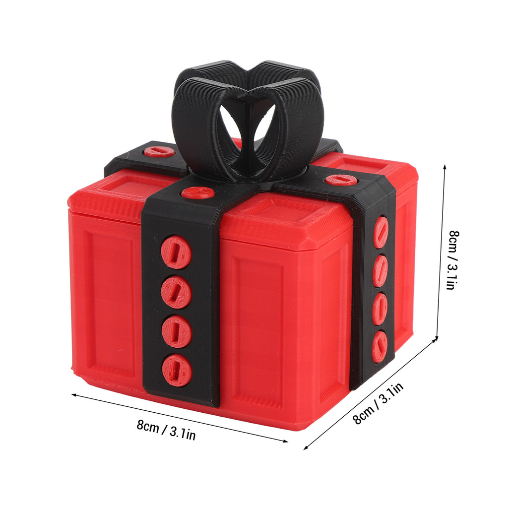 Jual Annoying Present Box With Screws Novelty Funny 3D Printed Present ...
