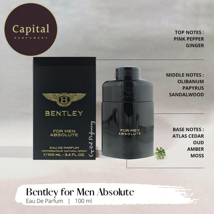 Jual Bentley ABSOLUTE For Men EDP 100 ml | Shopee Indonesia