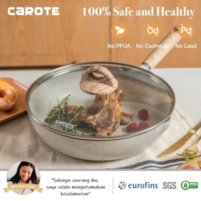 Jual Carote Cosy wajan Penggorengan[FryPan],Anti Lengket Dengan Tutup ...