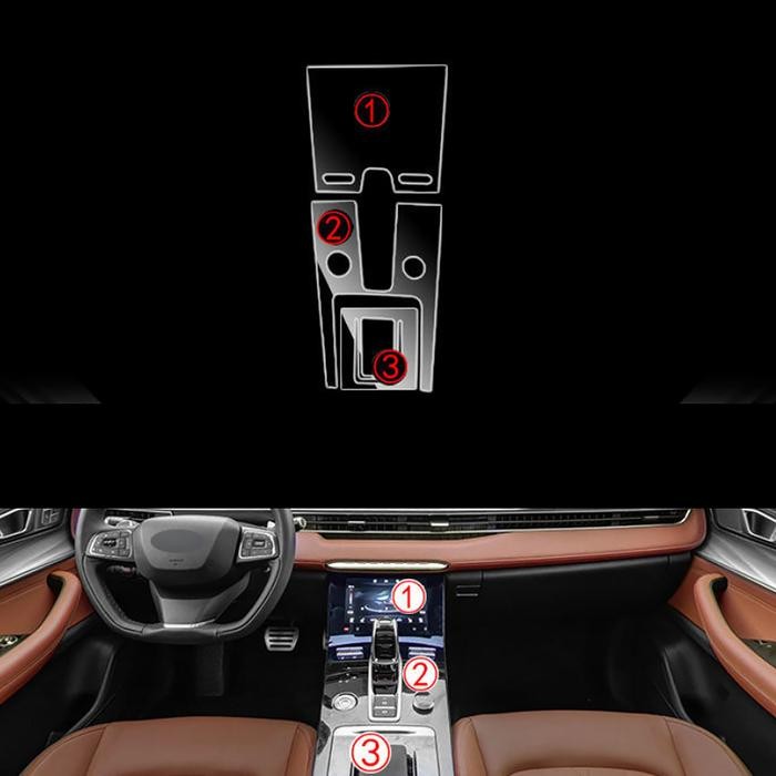 Jual For Chery Tiggo 8 Pro 2021 Car Console Gearbox Panel Film Salon ...