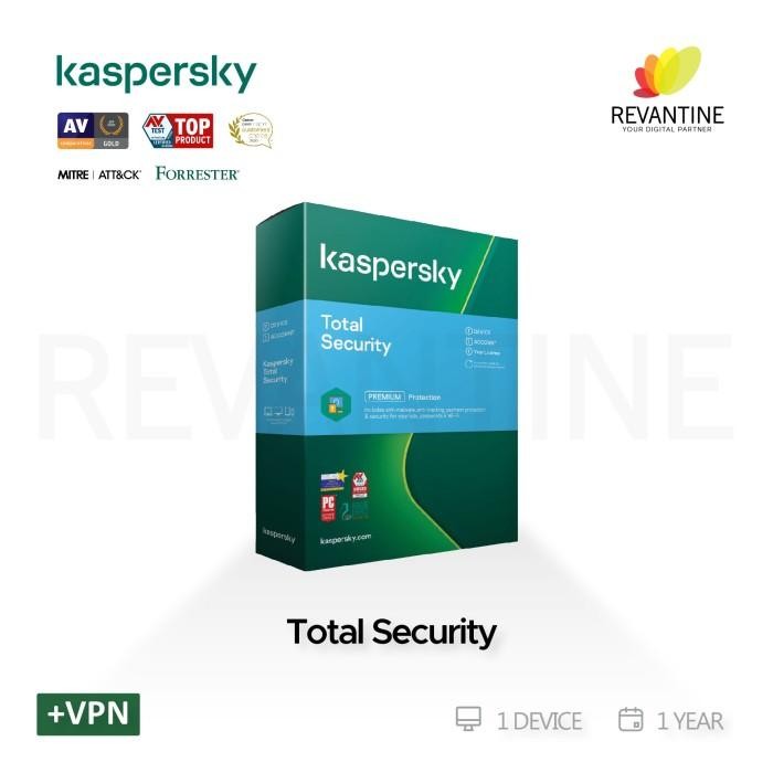 Jual Antivirus Kaspersky Total Security - Windows Only 1 Device 1 Tahun ...