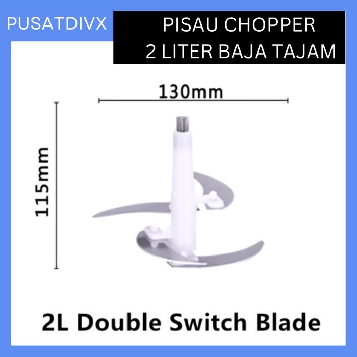 Jual terbaik PISAU BLENDER CHOPPER DAGING GILING MULTIFUNGSI KAPSUL 2 ...