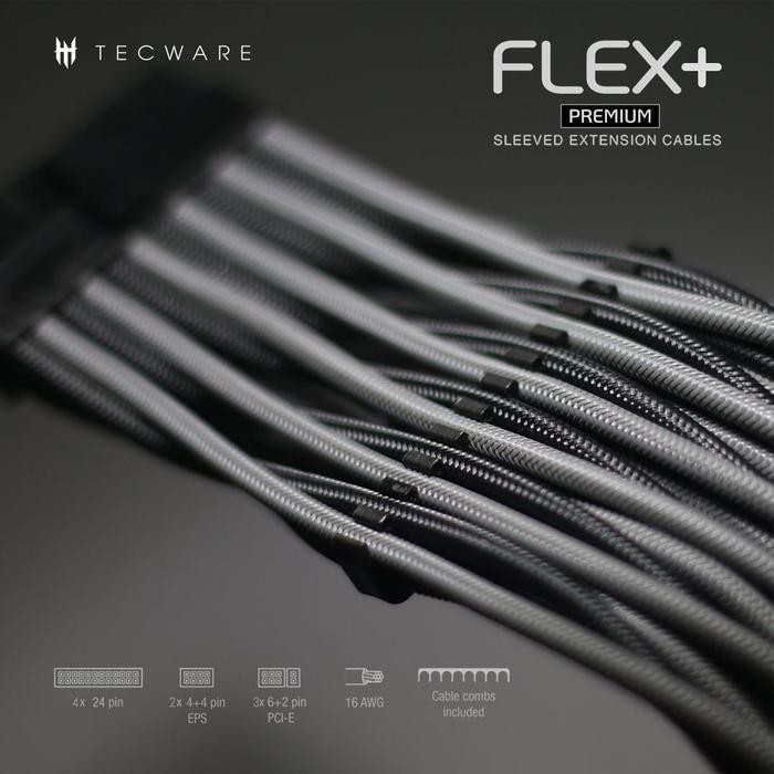 Jual PSU Extension Tecware Flex+ PLUS Sleeved Extension Cables Set ...