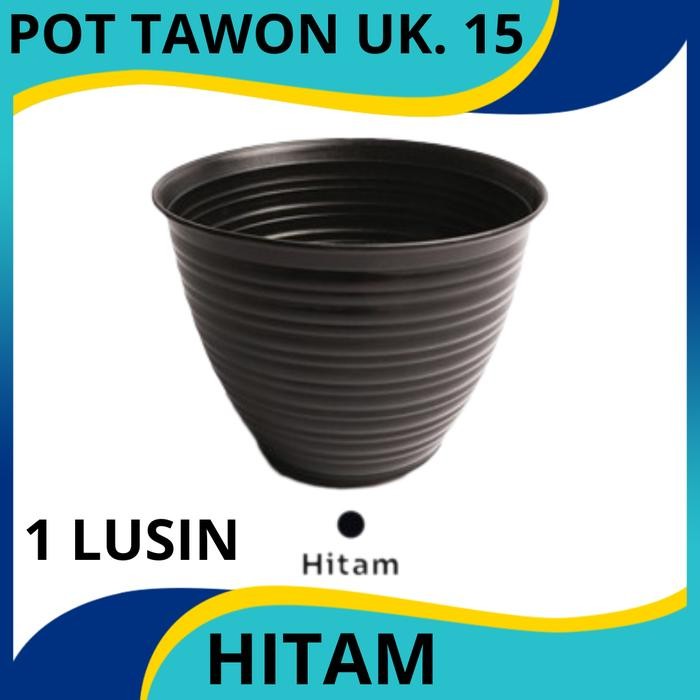 Jual Gardening_Love Ik - 12Pcs Pot Tawon Hitam Pot Tanaman Pirus Tawon ...