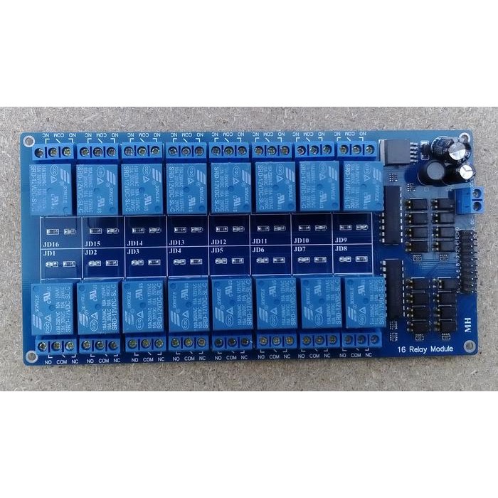 Jual Relay Module 12 Volt 16 Channel | Shopee Indonesia