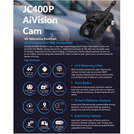 Jual Hemat Gps Tracker 4G Jc400P Tracksolid Pro Dashcam Kamera Mobil ...