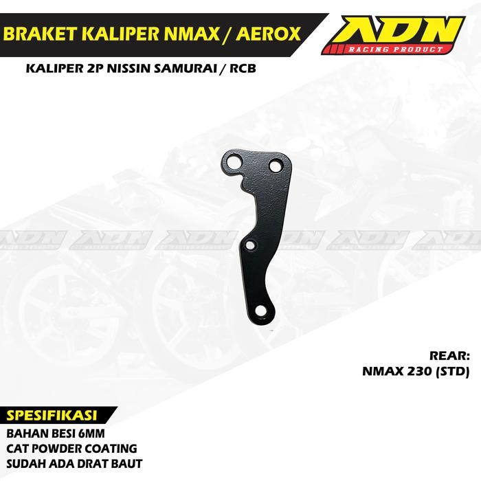 Jual BRAKET KALIPER NISSIN SAMURAI 2P NMAX AEROX 230 260 MM | Shopee Indonesia