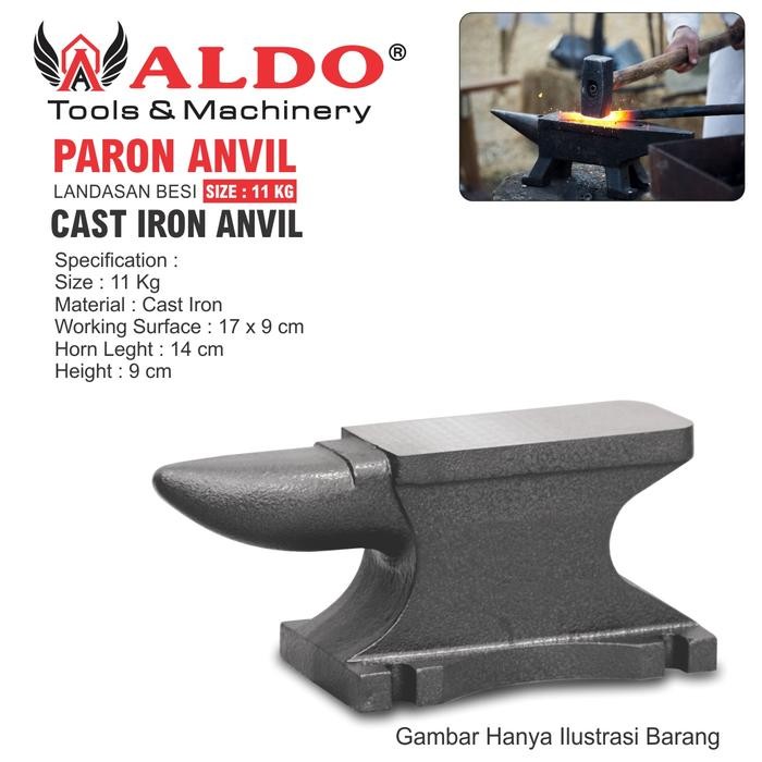 Jual PARON ANVIL / LANDASAN BESI 11 KG (24 LBS) ALDO | Shopee Indonesia