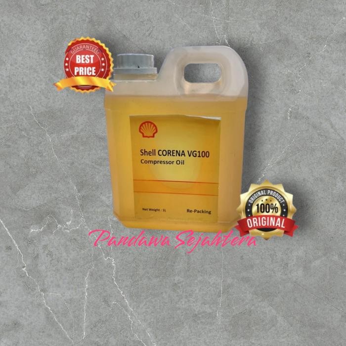 Jual Sheel CORENA S2 P 100 Grade VG100 Compressor Oil 1 Liter Kode 241 ...