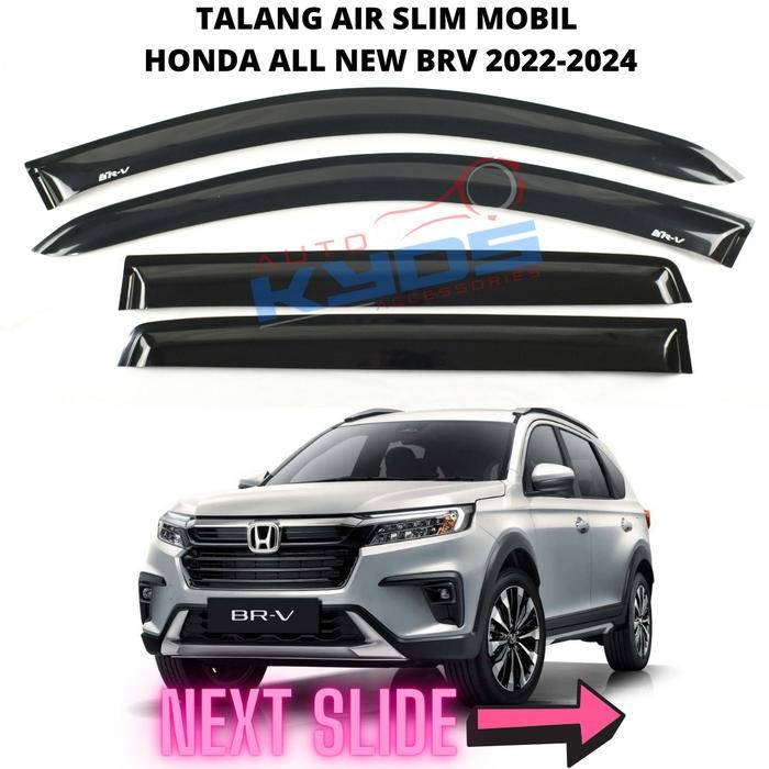 Jual Talang Air Slim Mobil Honda All New BRV BR-V 2022 2023 2024 Slim 4 ...