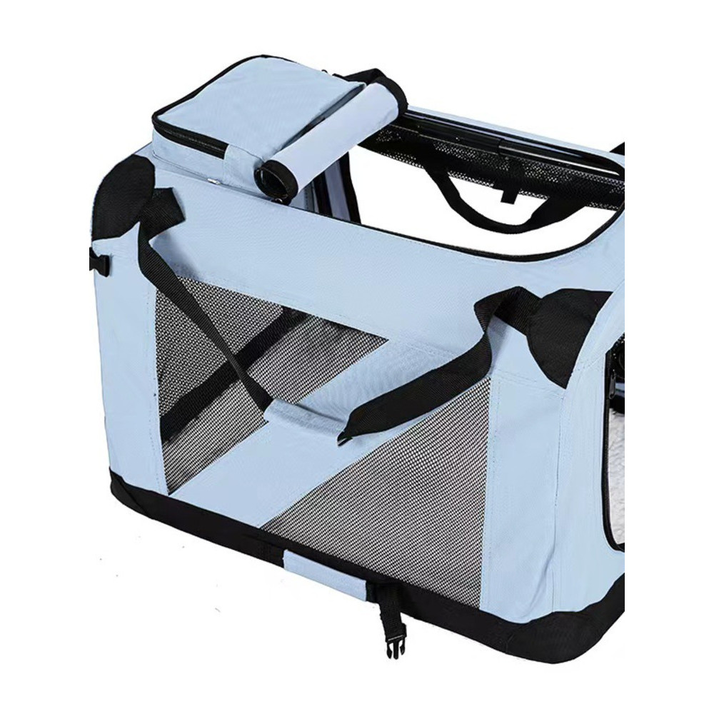 Jual Pet folding cage portable car mounted dog cage pet bag cat cage ...