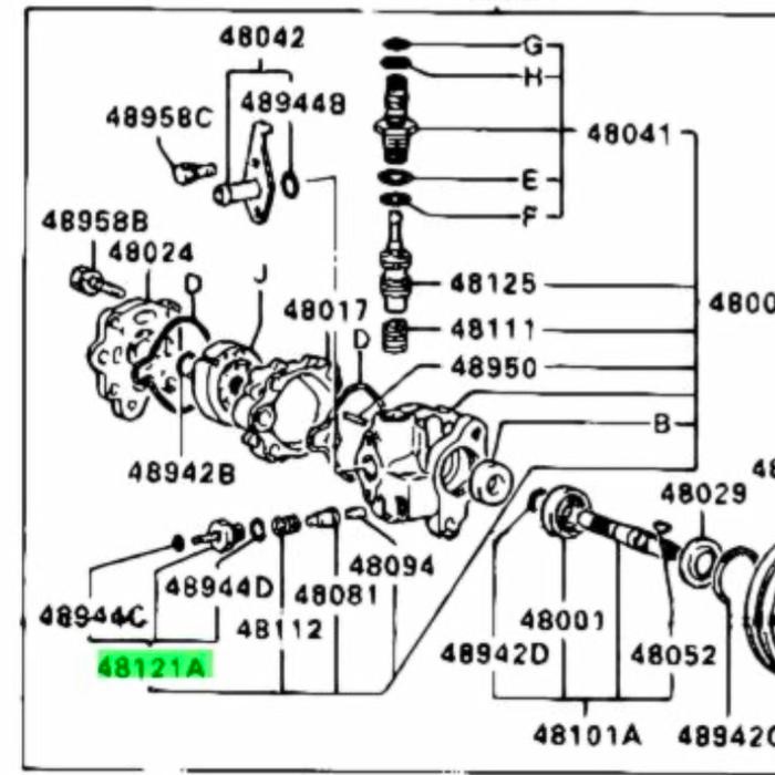Jual Terminal Baut Pompa Oli Pump Power Steering Mitsubishi Eterna ...