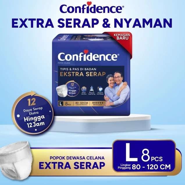 Jual CONFIDENCE PANTS EXTRA SERAP L8 - RAJA SUSU | Shopee Indonesia