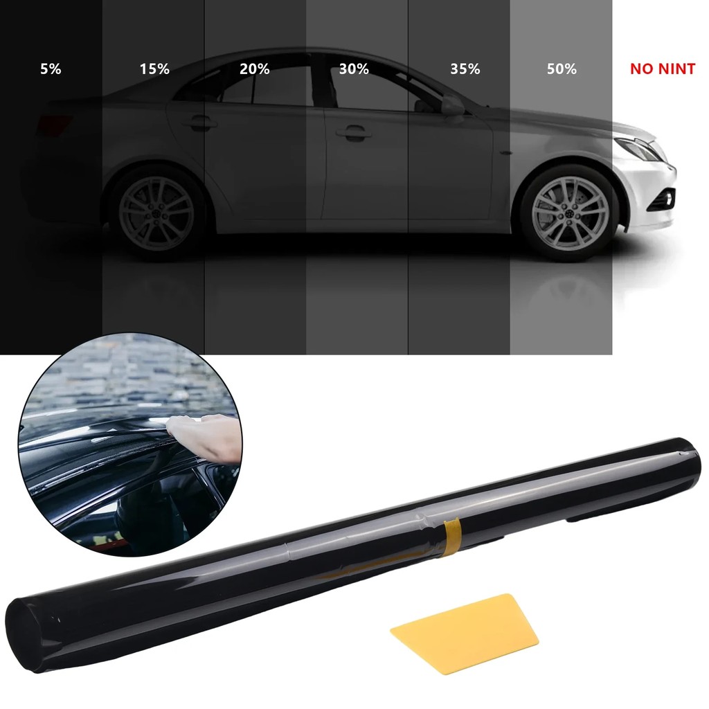 Jual DARK SMOKE Window Tint Film DTY FILM Kit PET 1M X 50CM CAR WINDOW ...