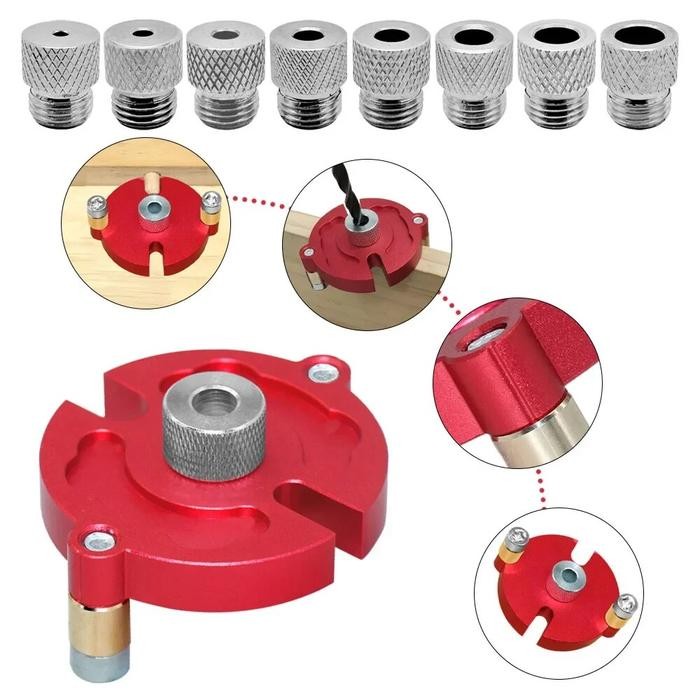 Jual Fast-splicing Dowel J Kit W/3-10mm Metal Bushing Aluminum Self ...