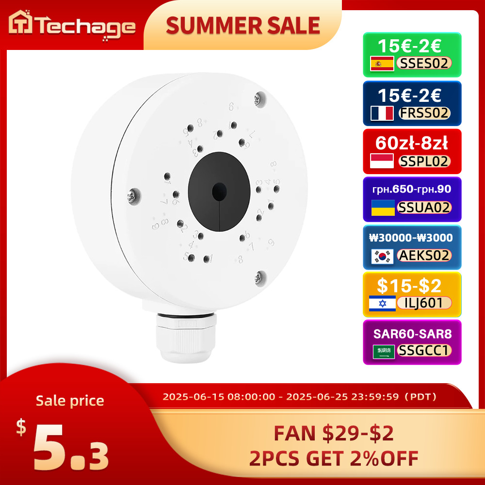 Jual Techage IP66 Waterproof Iron Junction Box For Security ...
