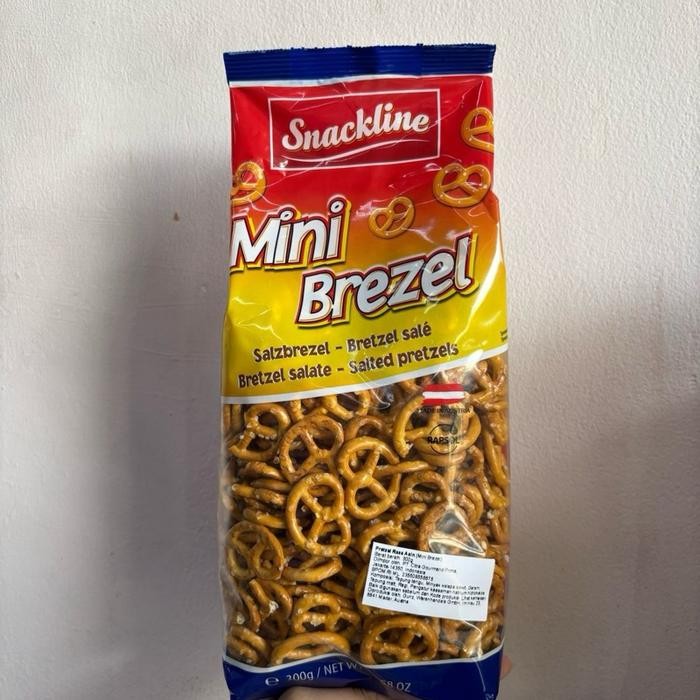 Jual SNACKLINE SALTED PRETZEL MINI BREZEL- PRETZELS best seller | Shopee Indonesia