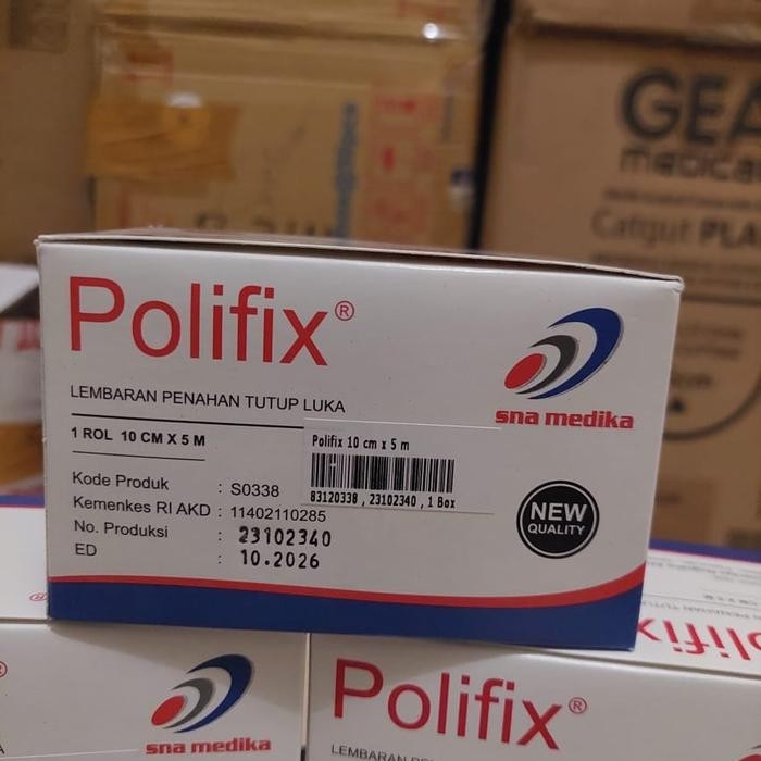 Jual PREMIUM polifix 10cm x 5m/plester lembaran penutup luka polifix ...