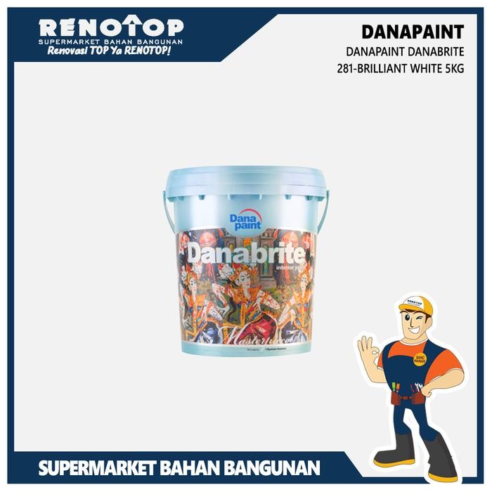 Jual DANAPAINT DANABRITE 281-BRILLIANT WHITE 5KG | Shopee Indonesia
