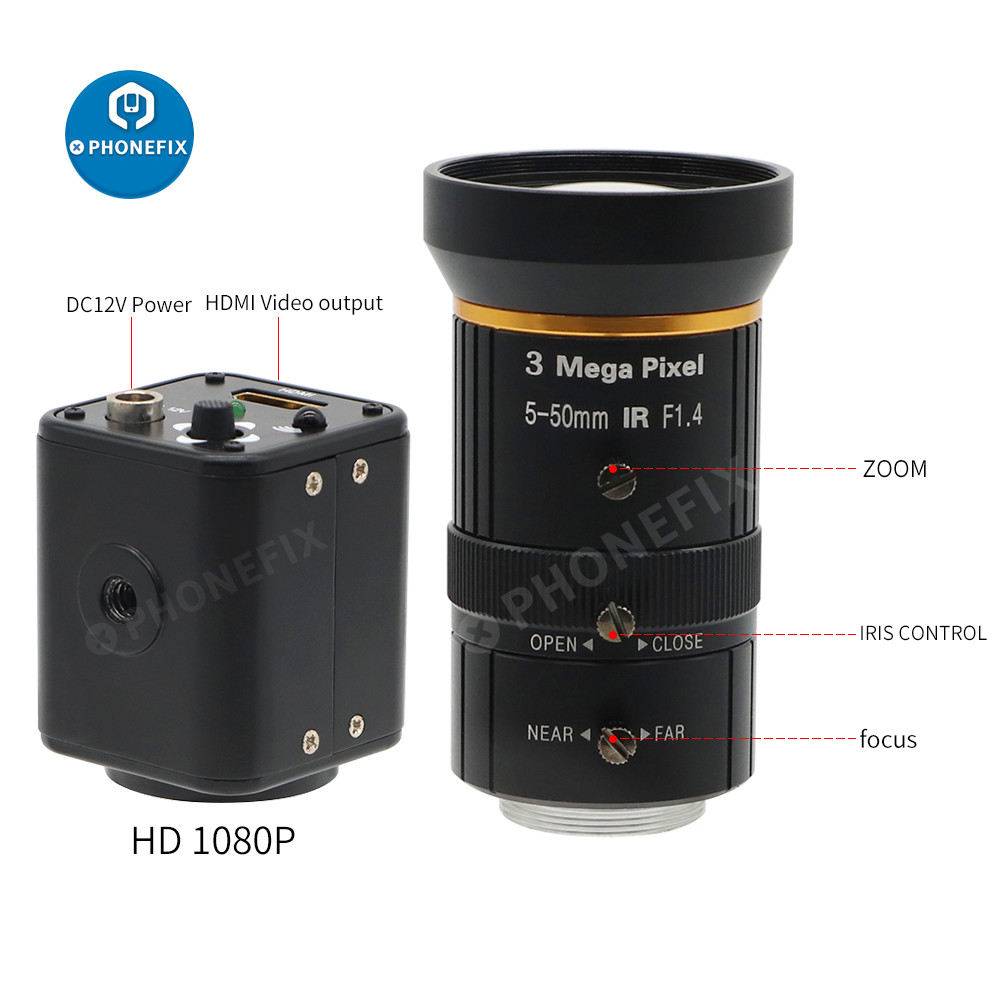 Jual Hdmi Live Streaming Digital Camera 5-50Mm Cs-Mount Varifocal ...