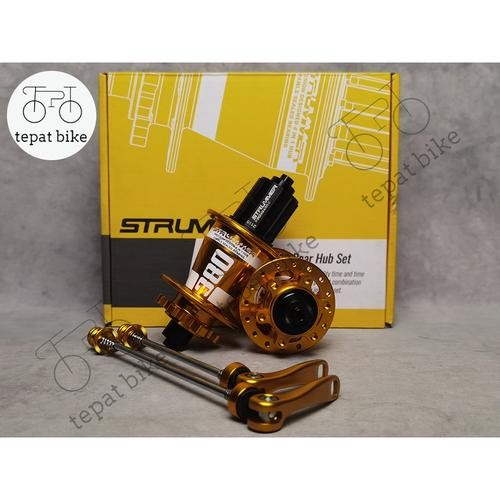 Jual Hub Freehub Strummer HM380 QR 32H Gold Red | Shopee Indonesia