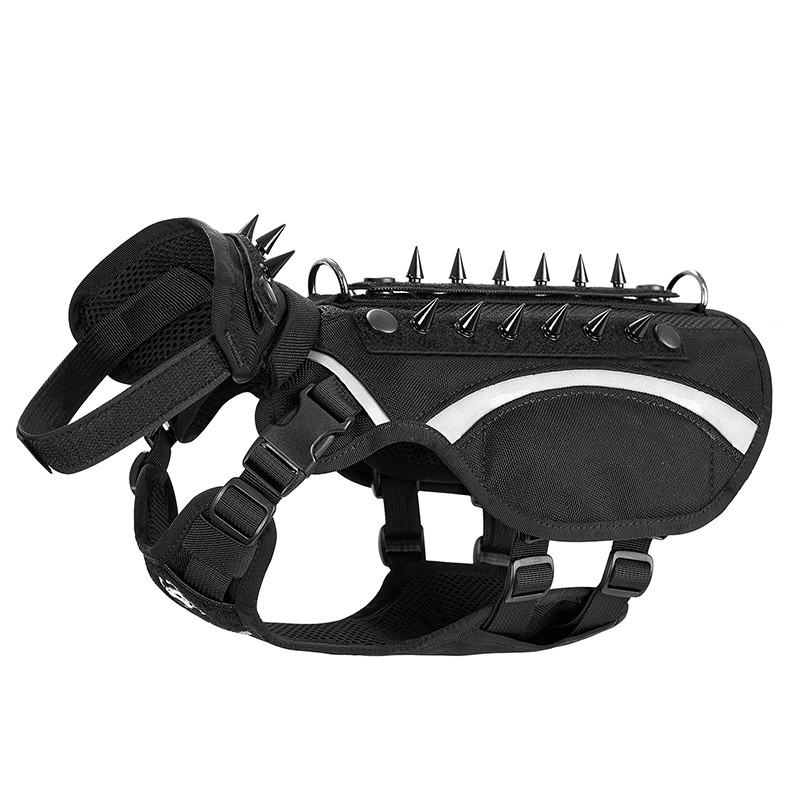 Jual OneTigris Spiked Tactical Dog Vest with Protective Collar and ...
