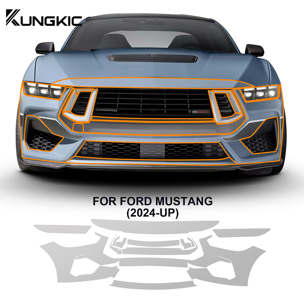 Jual For Ford Mustang GT 2024 2025 Car Paint Protection Film Pre Cut ...