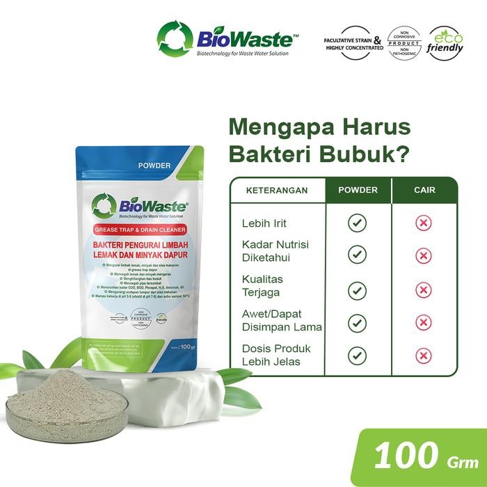 Jual BioWaste Grease Trap & Drain Cleaner 100 gram | Shopee Indonesia
