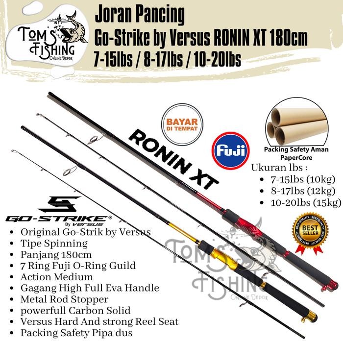 Jual Joran Pancing Go-Strike by Versus RONIN XT 165cm / 180cm Gen2 ...
