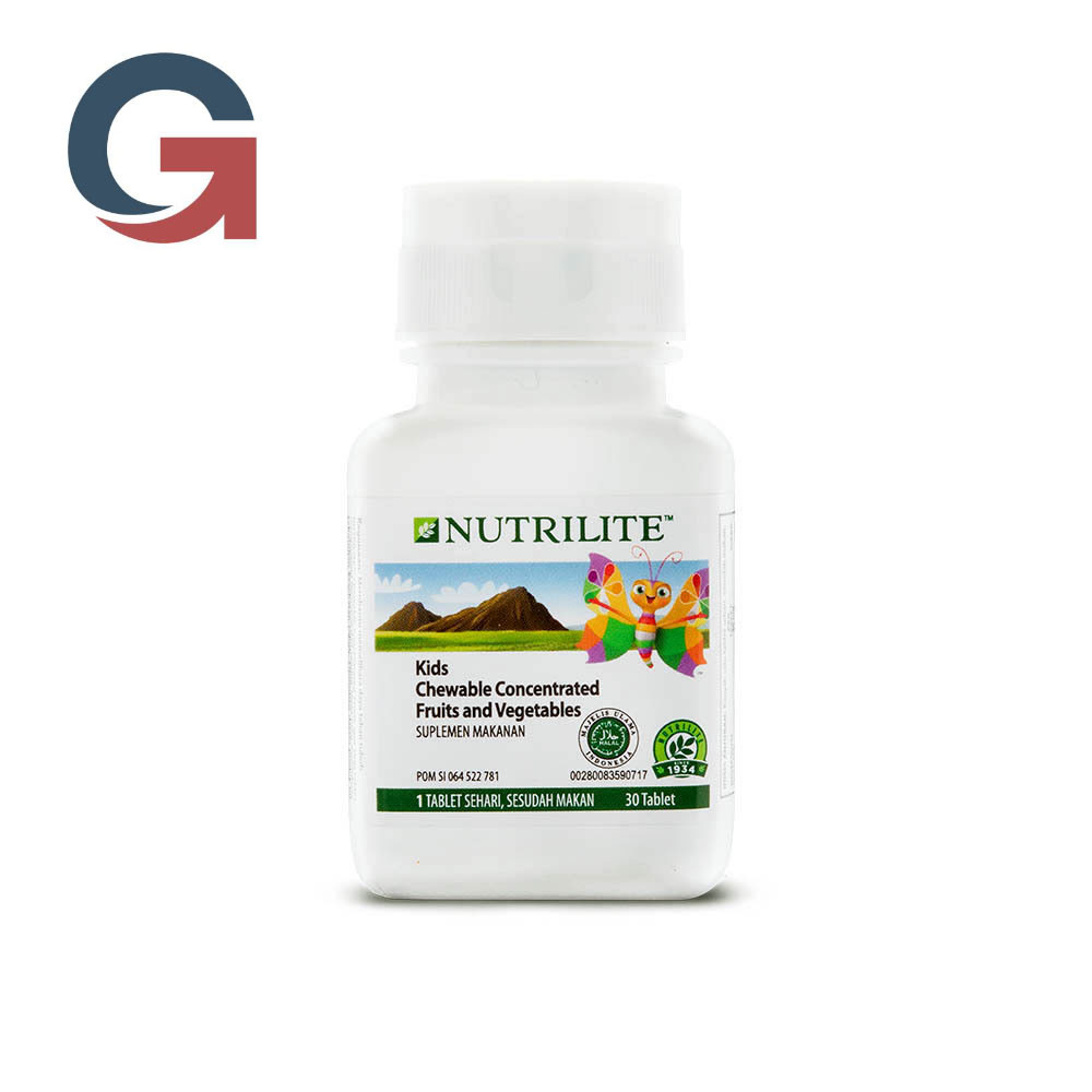 Jual Amway Nutrilite Chewable Concentrate Fruit & Vegetables Original ...