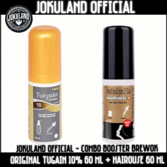 Jual TUGAIN MINOXIDIL 10% + HAIROUSE 5% [COMBO BOOSTER BREWOK] | Shopee ...