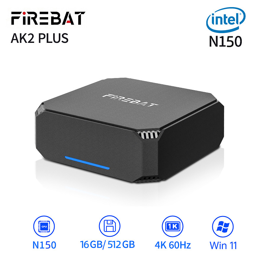 Jual FIREBAT AK2 PLUS MiniPC Intel N150 N100 Dual Band WiFi5 BT4.2 16GB ...