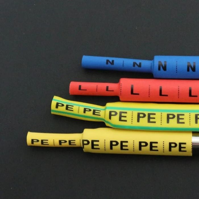 Jual L N PE Letter Heat Shrink Tubing Cable Markers EC-0 1 2 | Shopee ...