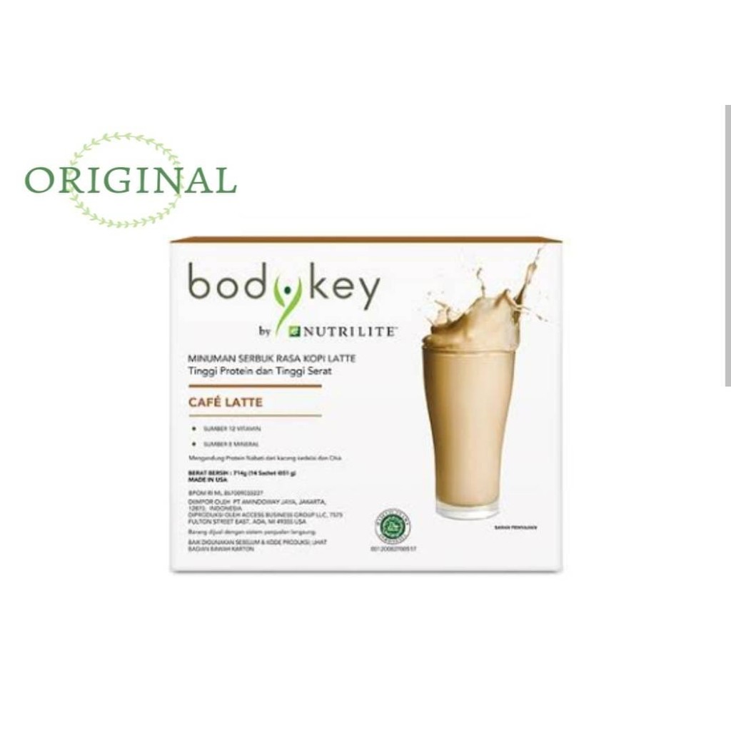Jual Nutrilite Bodykey / Body Key Cafe Latte / kopi Amway Original ...