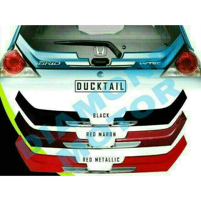 Jual Ducktail Belakang Mobil Honda Brio | Shopee Indonesia