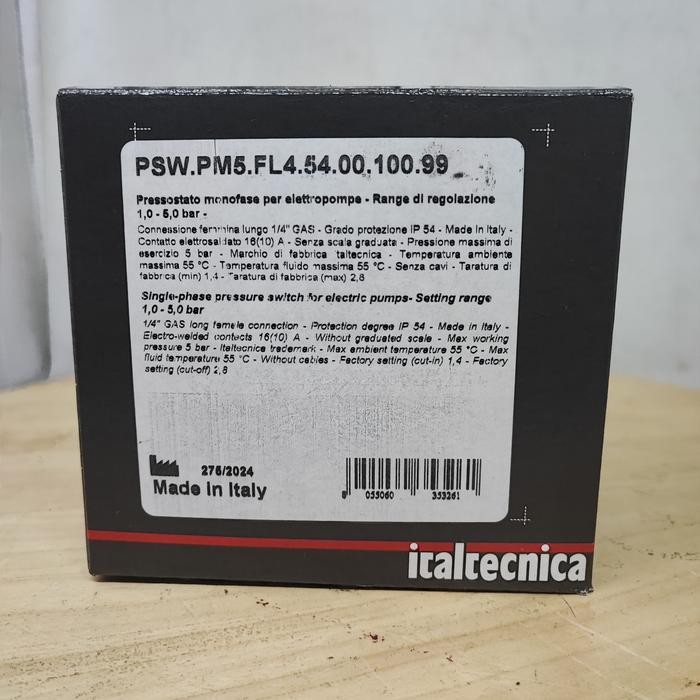 Jual Otomatis Ital Tecnica Pm5 Grundfos Pressure Switch Pompa Air New ...