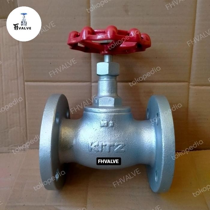 Jual Globe Valve KITZ Cast Iron Flange Jis 10K 2" Inch 10K-50 | Shopee Indonesia