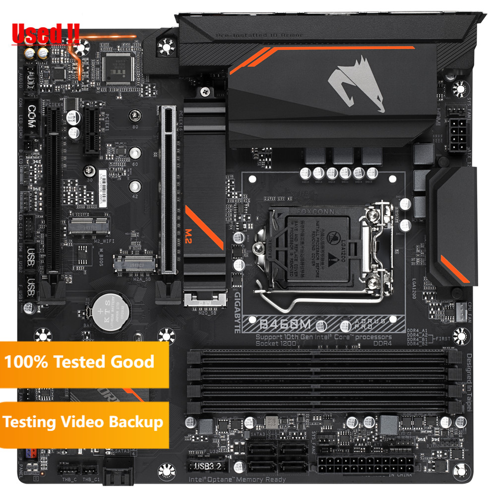 Jual Gigabyte B460M AORUS PRO motherboard DDR4 128GB PCI-E 3.0 M.2 HDMI-compatible Display Placa ...