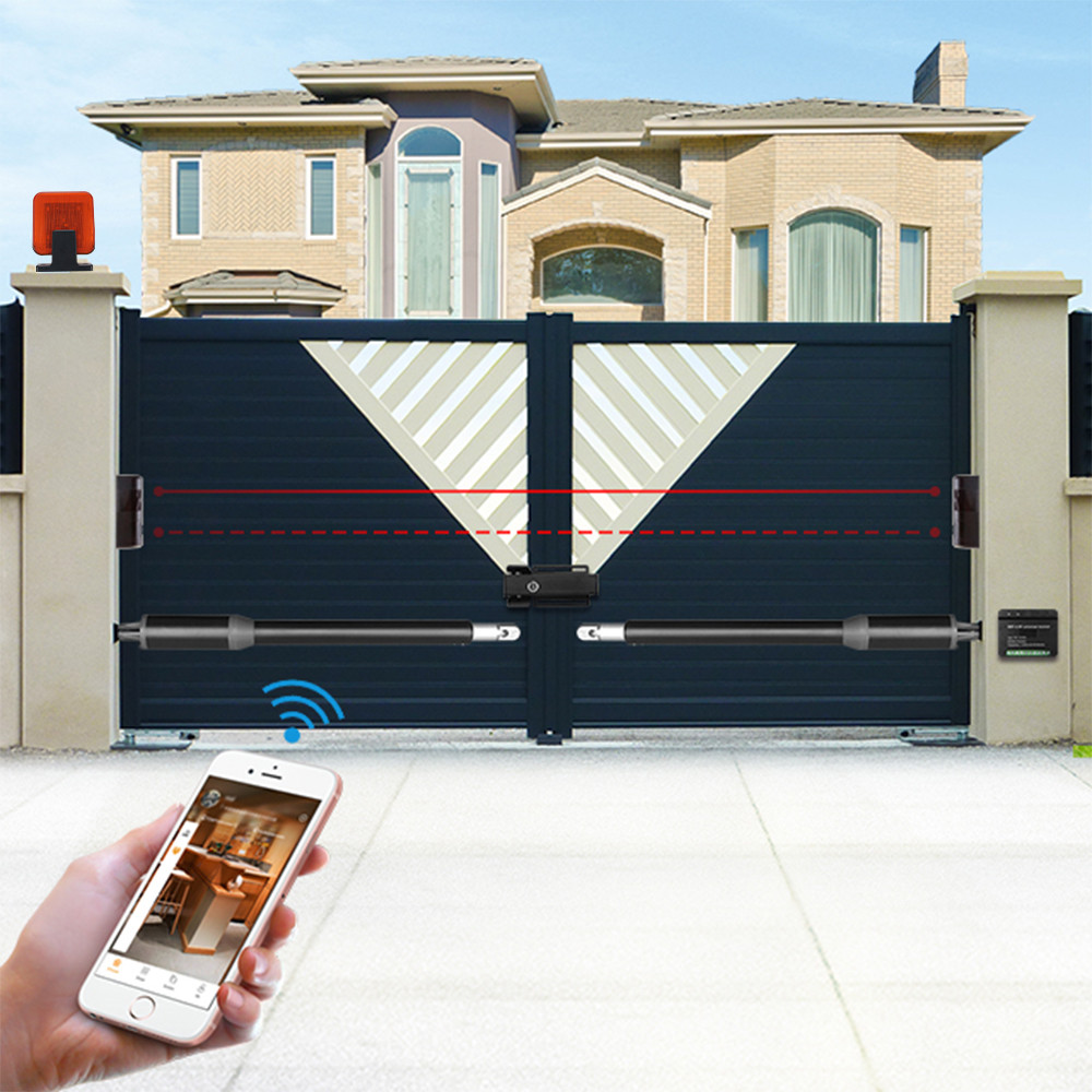 Jual AC/DC 24V 230VAC LED Light Flash Alarm Lamp For Swing Sliding Gate ...