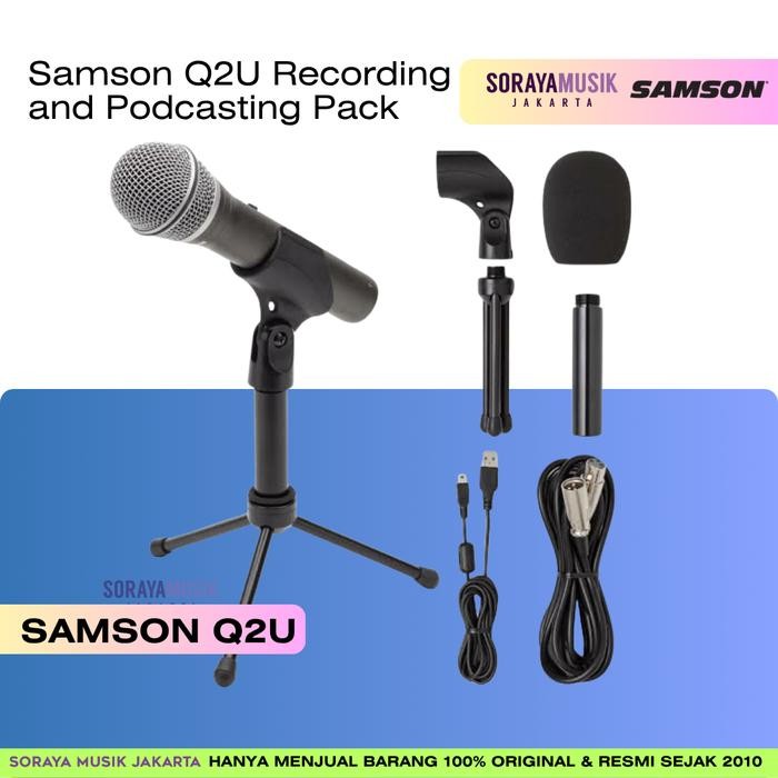 Jual Jual Samson Q2U Recording And Podcasting Pack | Shopee Indonesia