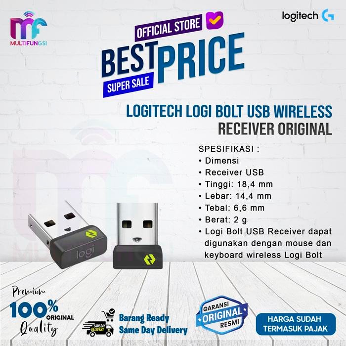 Jual Logitech Logi Bolt USB Wireless Receiver Original | Shopee Indonesia