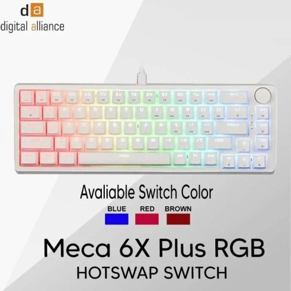 Jual (Expert) DA Keyboard Gaming Meca 6 Plus X6 Plus Digital Alliance ...